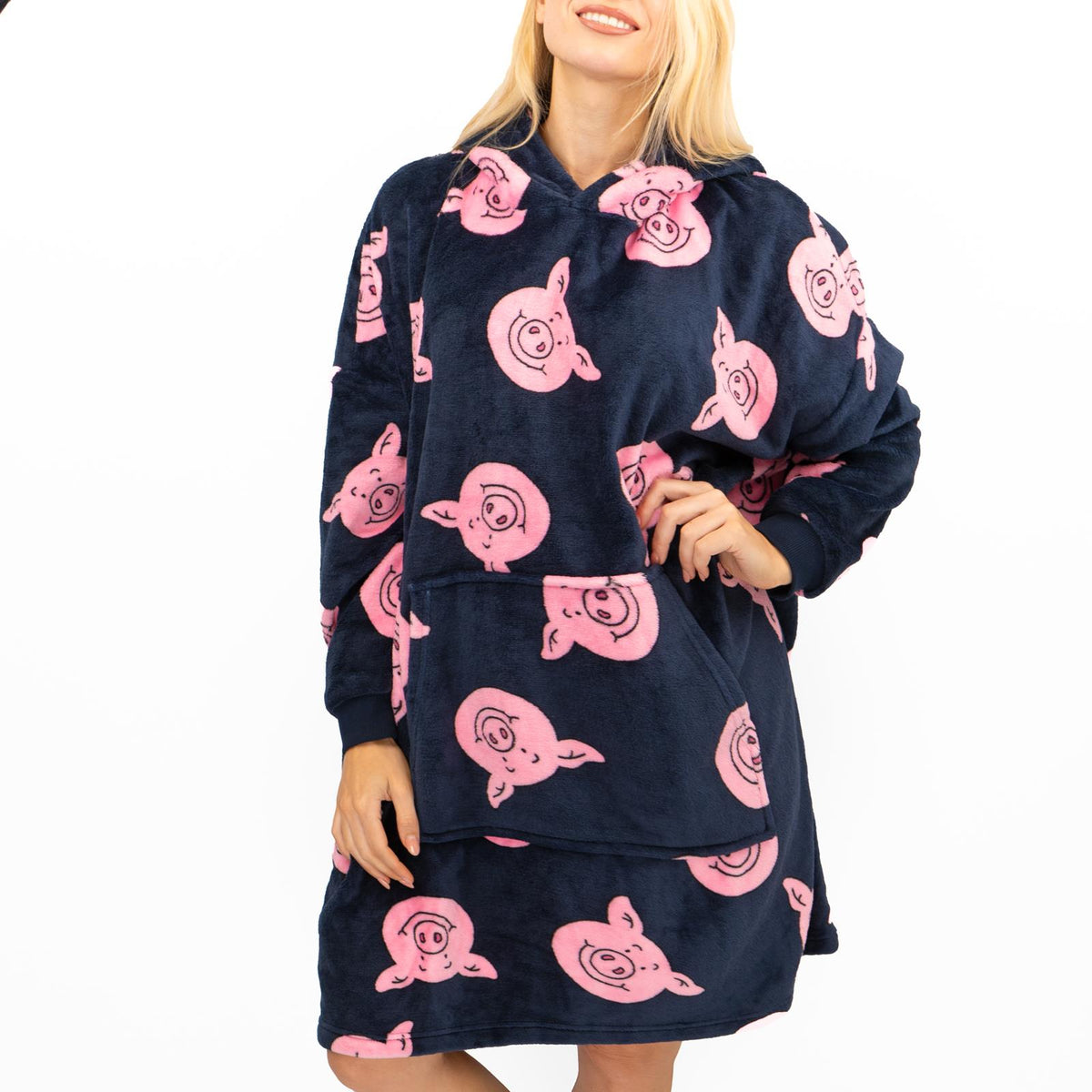 Kids Percy Pig Oversized Hoodie Oodie - Cozy and Fun Pyjamas – Quality ...