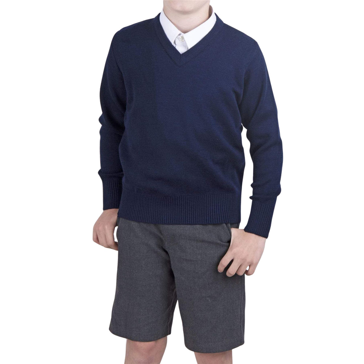 Balmoral Kids Unisex Wool Blend Essential Knit Jumper in 9 Colours ...